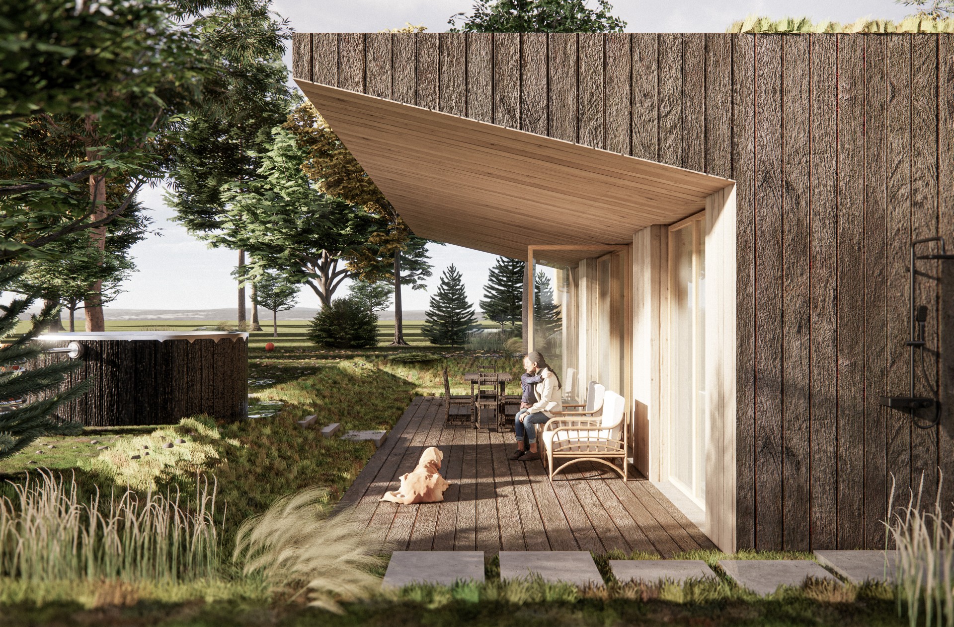 Forest Pavilion Common Woods | Time to Access